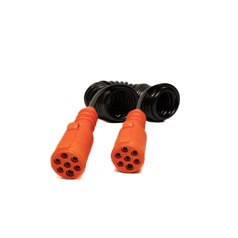 Brigade Coiled 7-pin Orange SUZI Lead SC-7 - Fleet Witness Shop